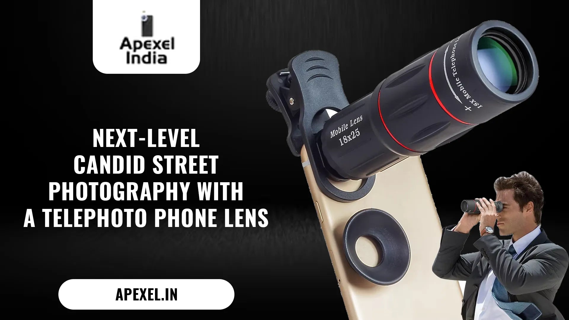 Next-Level Street Photography with Telephoto Phone Lens – APEXEL INDIA