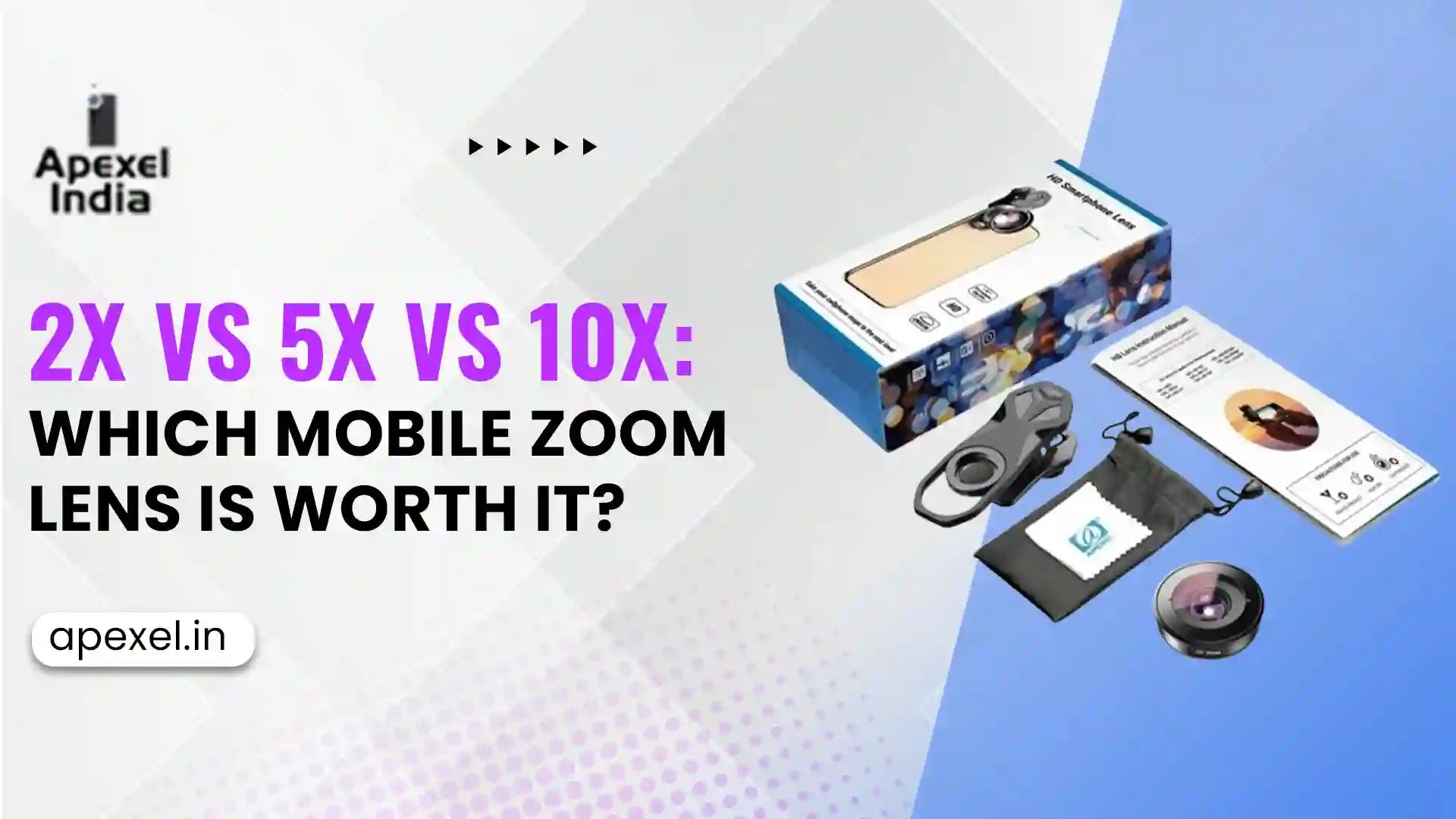 2X vs 5X vs 10X: Best Mobile Zoom Lens