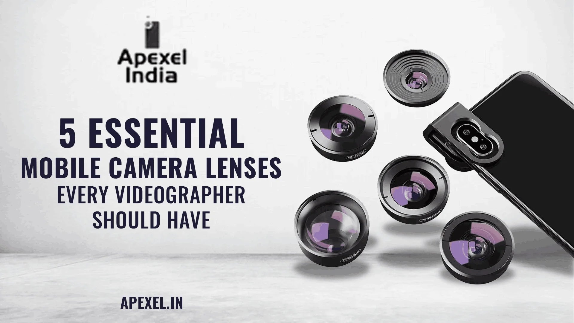5 Must-Have Mobile Camera Lenses for Every Videographer – APEXEL INDIA