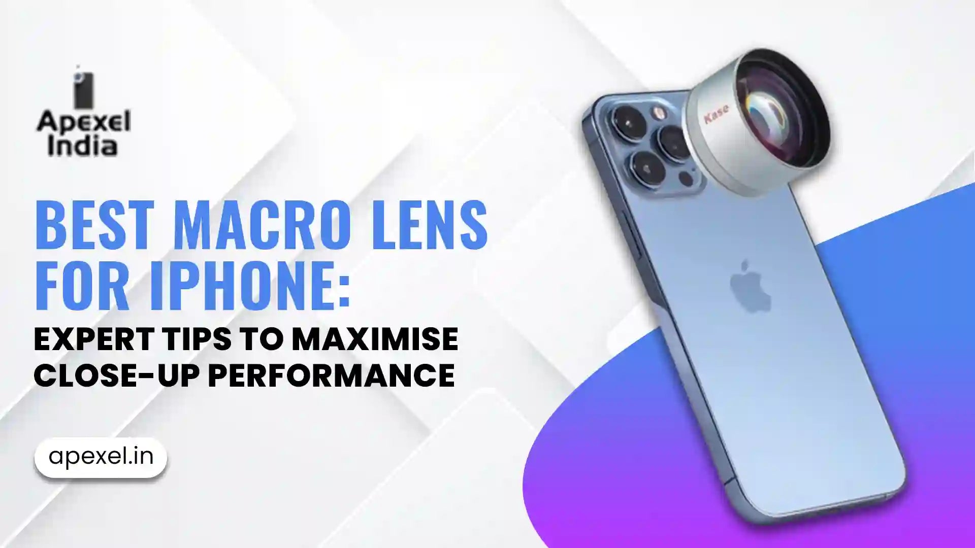 Best Macro Lens for iPhone Close-Up Photography – APEXEL INDIA