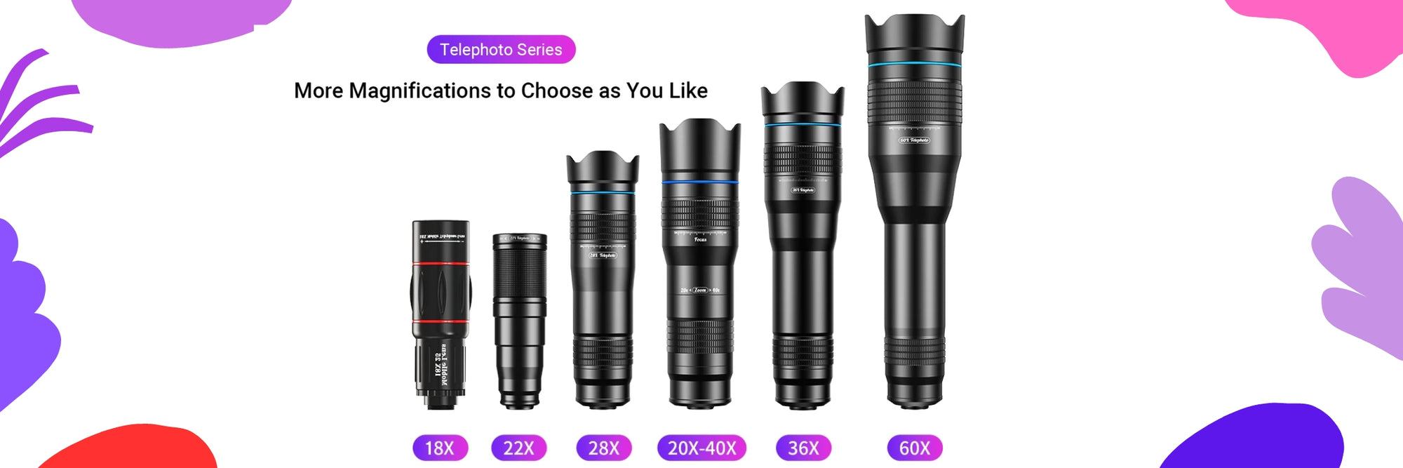 Explore our Zoom Lens Collection | APEXELIN – APEXEL INDIA